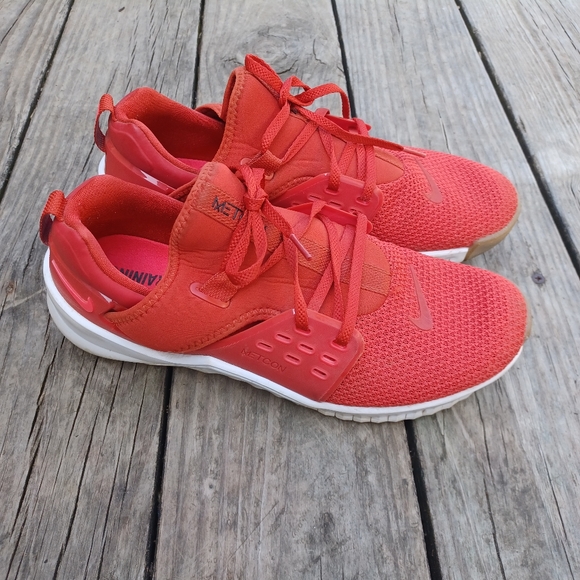 Nike | Shoes | Nike Red Athletic Shoes | Poshmark